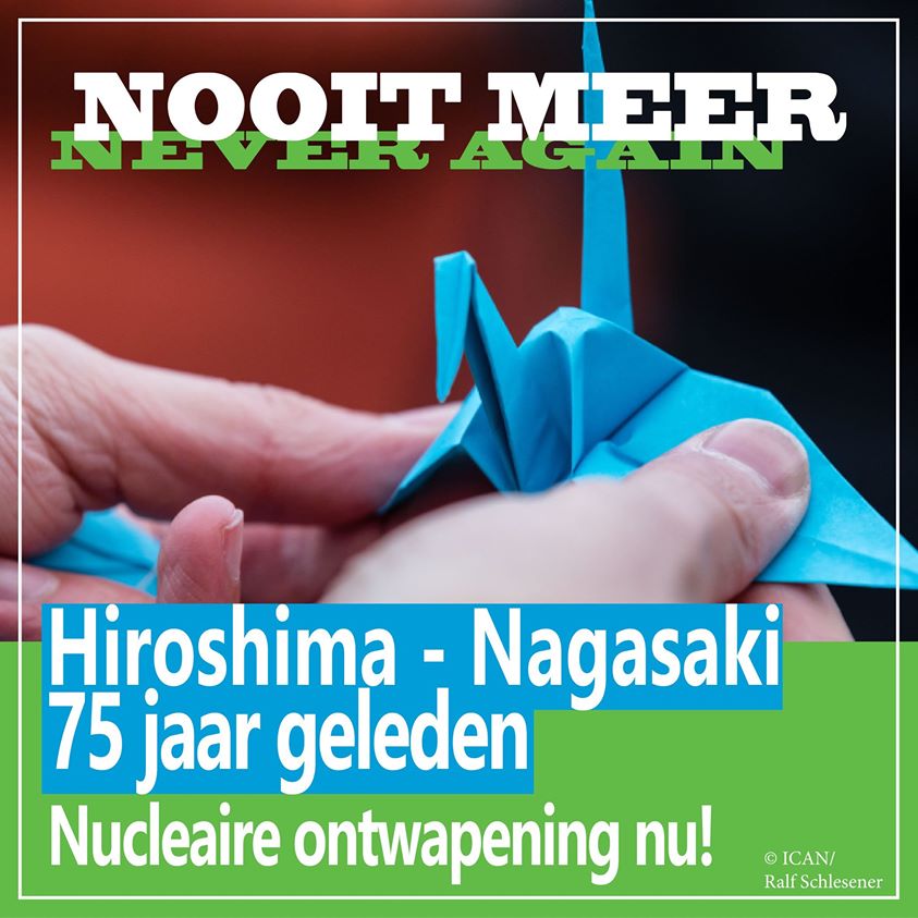 Atoombommen? Nooit meer! | Pax Christi Vlaanderen